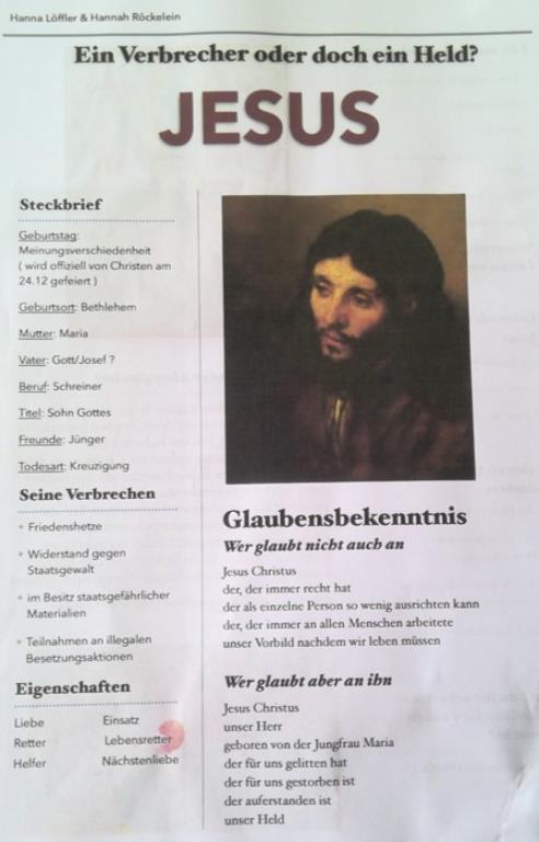 E.T.A. Hoffmann-Gymnasium Bamberg - Glaube heute